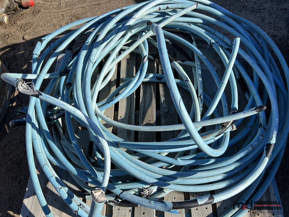 Plastic Covered Steel Cable & (2) Steel Covers