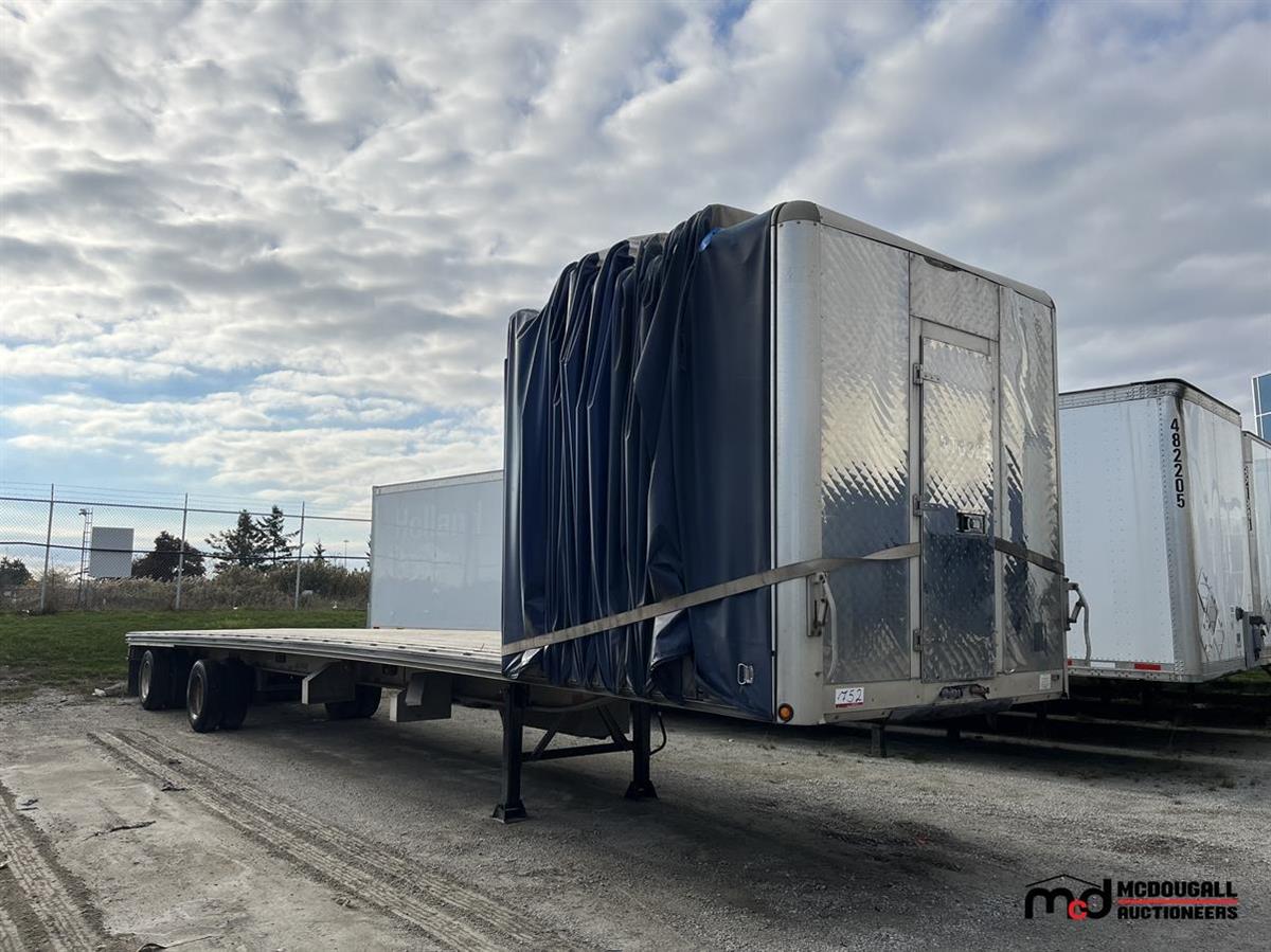 2020 Manac Rolltite 53' T/A Dry Van Semi Trailer