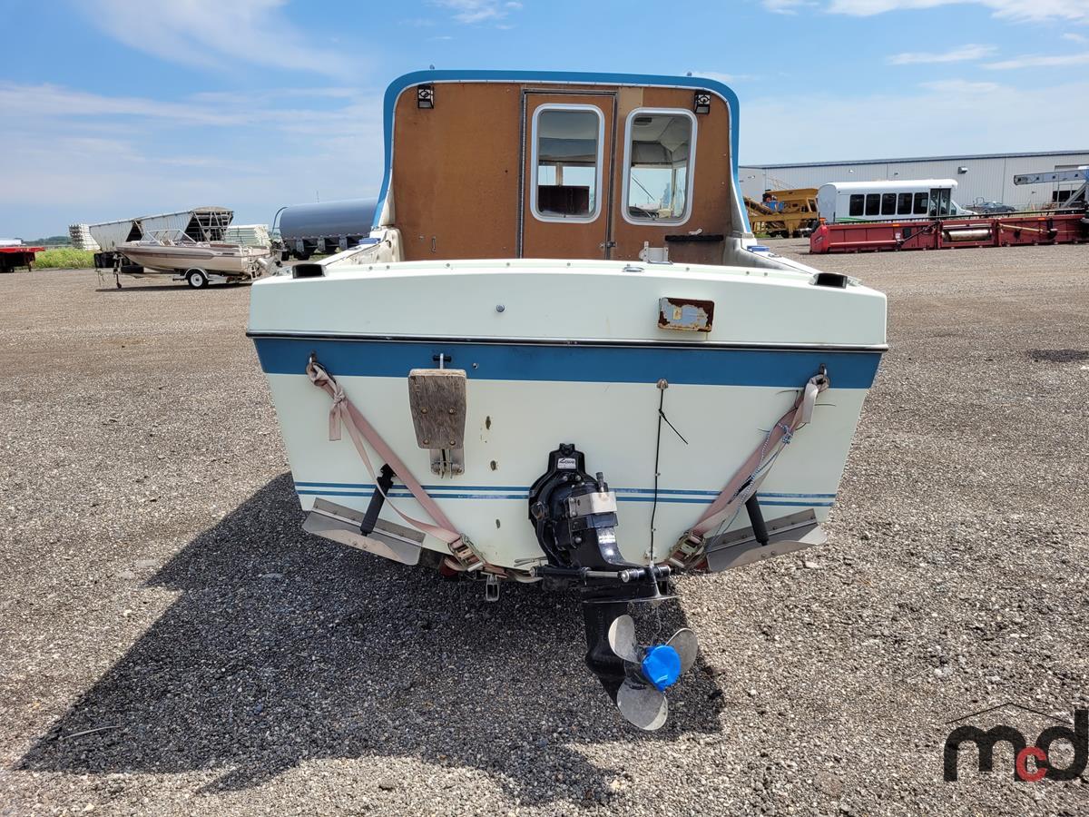 1979 Sangster 23C Cabin Cruiser Boat w/ Highliner Boat T/A Trailer (Non ...