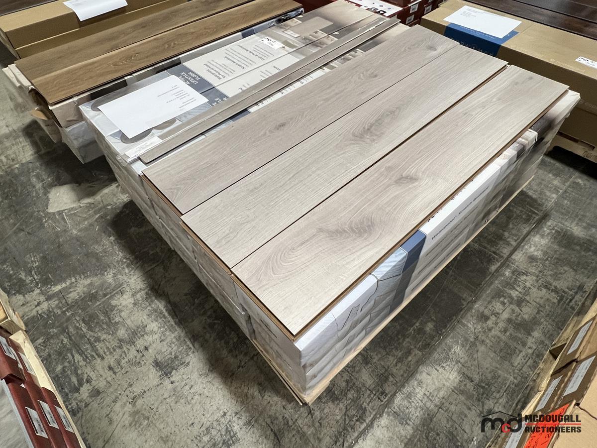 Pallet of Next Floor Inc. 301007 Plank Flooring & T-Molding