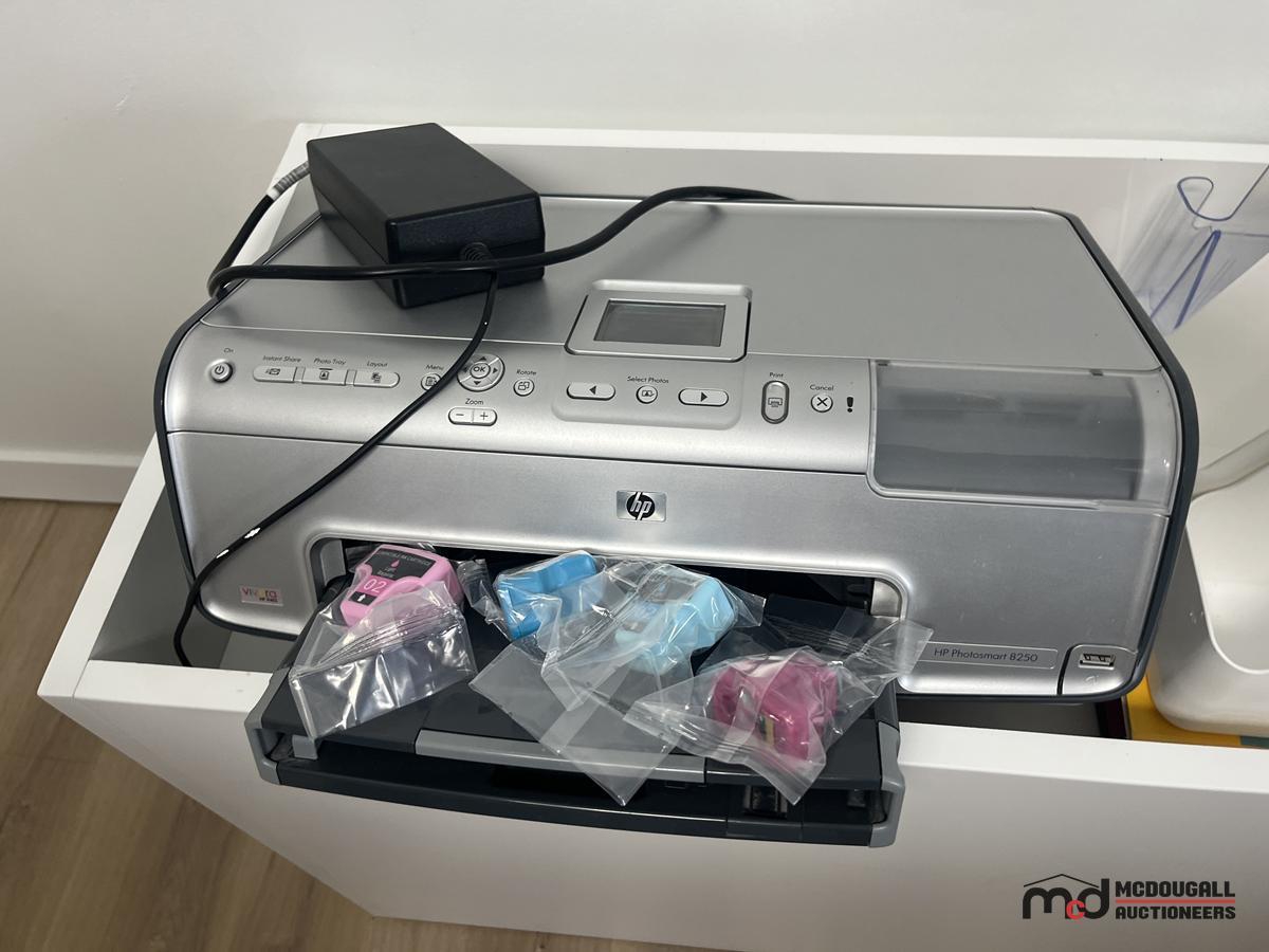 HP Photosmart 8250 Printer w/ Office Supplies