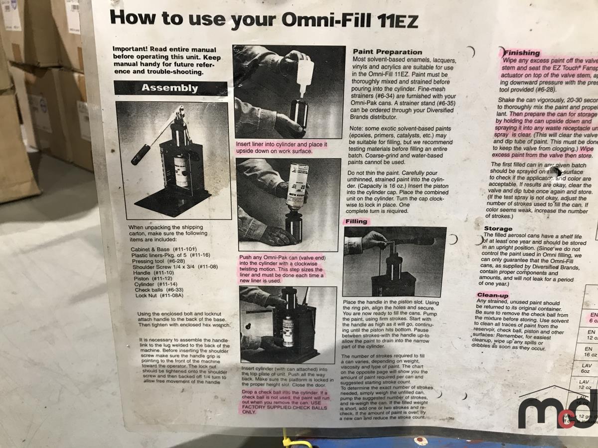 Sprayon Omni-Fill Aerosol Filling Machine