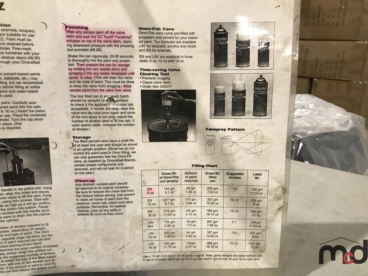 Sprayon Omni-Fill Aerosol Filling Machine