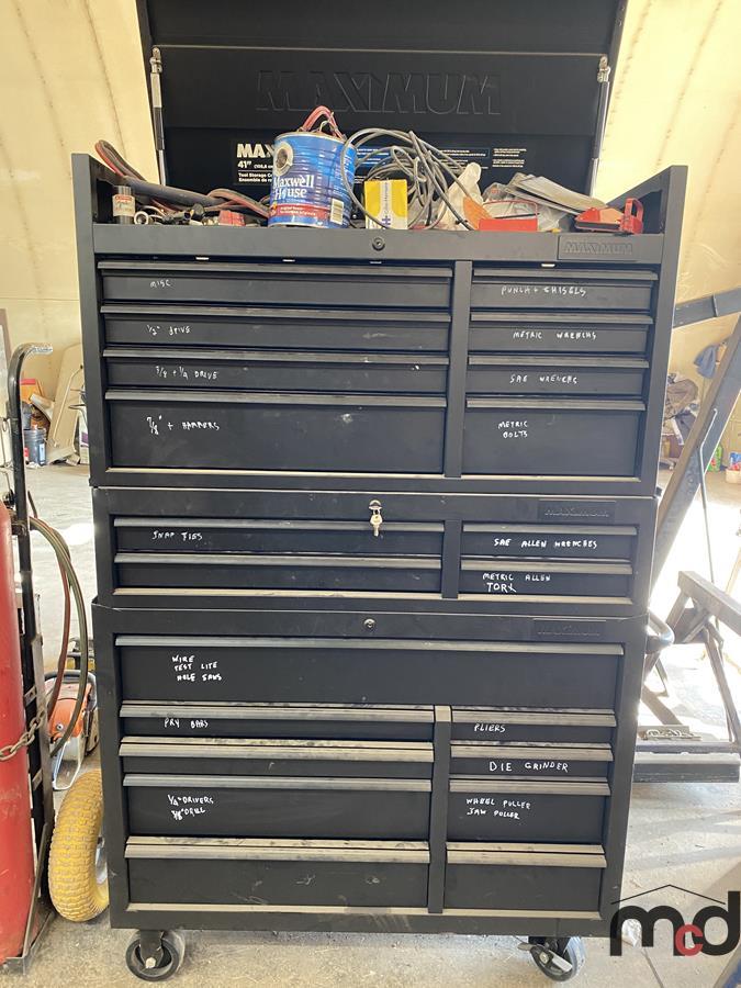 Maximum Toolbox w/ Contents Including Mac Tools & More