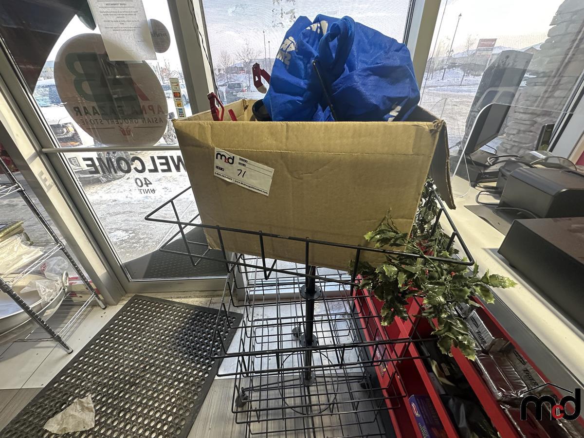 Open Sign, Racking & Totes