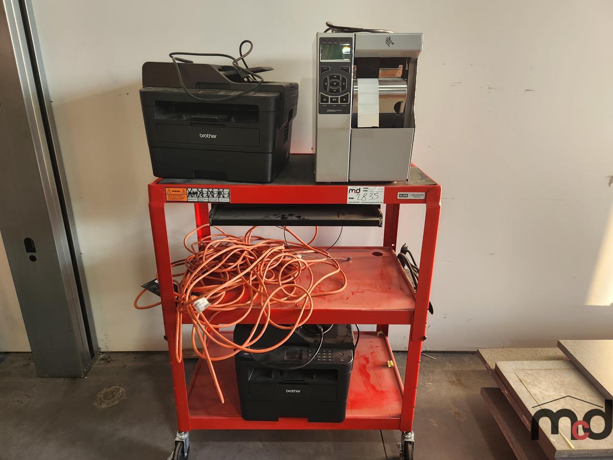 Uline Computer Cart, Printers, Label Printer & More