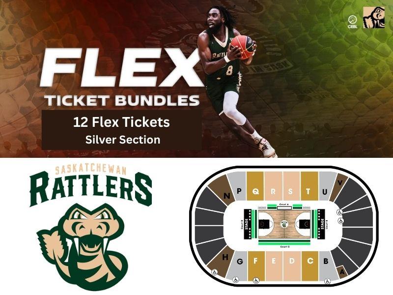 Flex Ticket Package w/ (12) Tickets for the 2025 Saskatchewan Rattlers ...