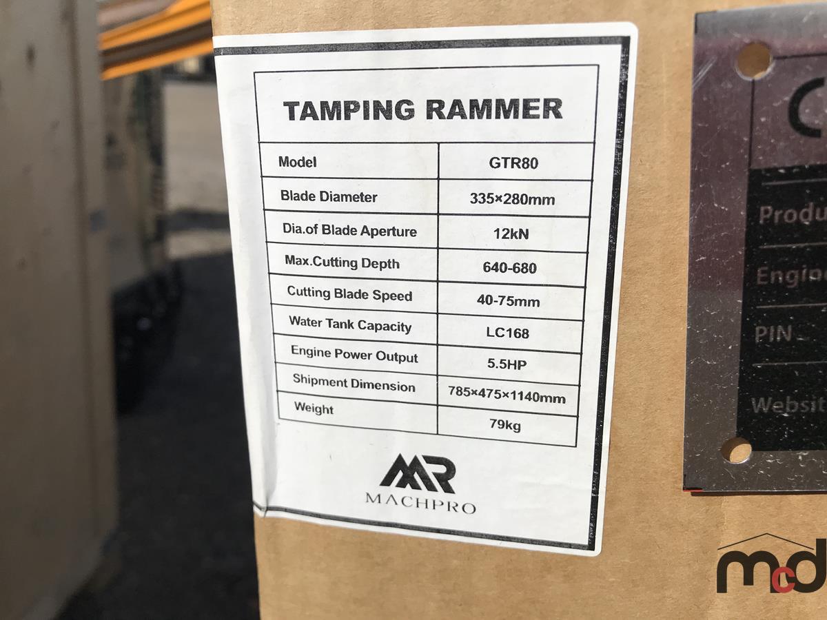 2024 MachPro GTR-80 Tamper Rammer Compactor
