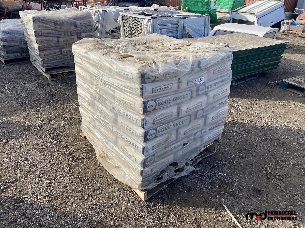 Pallet of Baroid Bore Grout