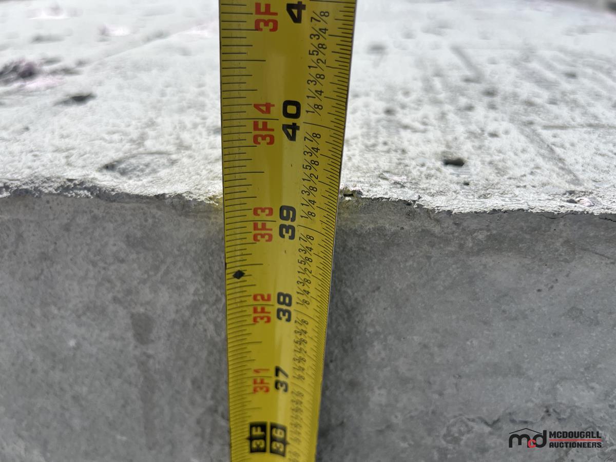 (4) Assorted Size Concrete Blocks