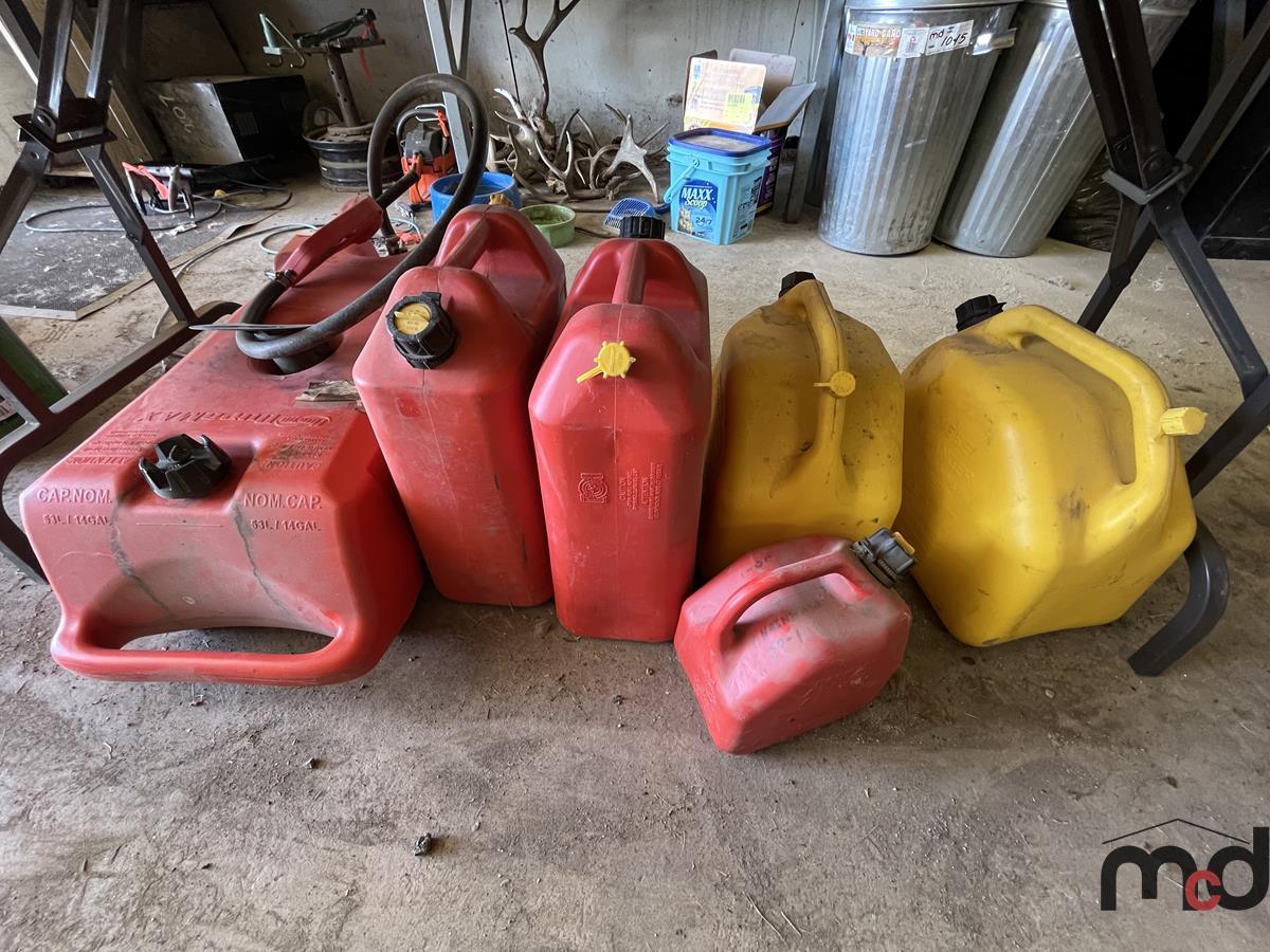 Assorted Fuel Cans