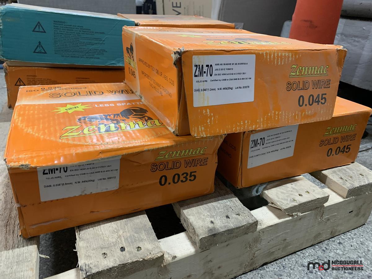 (3) Boxes of Zenmac Solid Wire 0.045