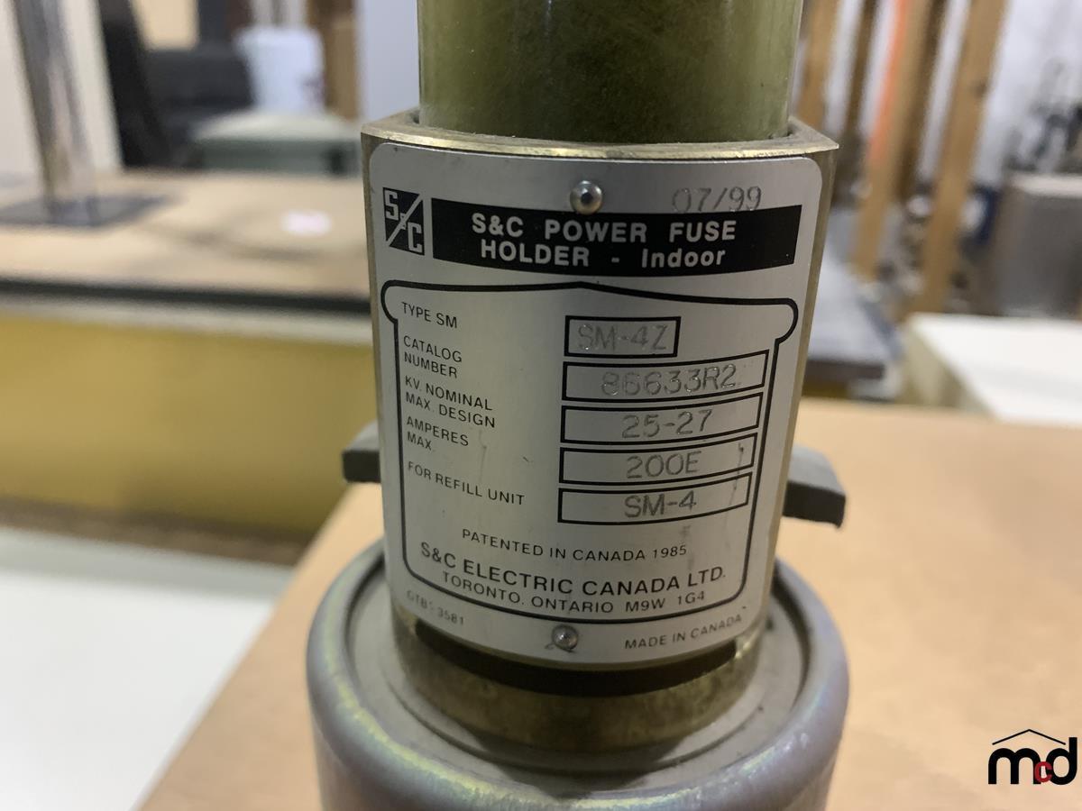 Crate of S&C Power Fuses