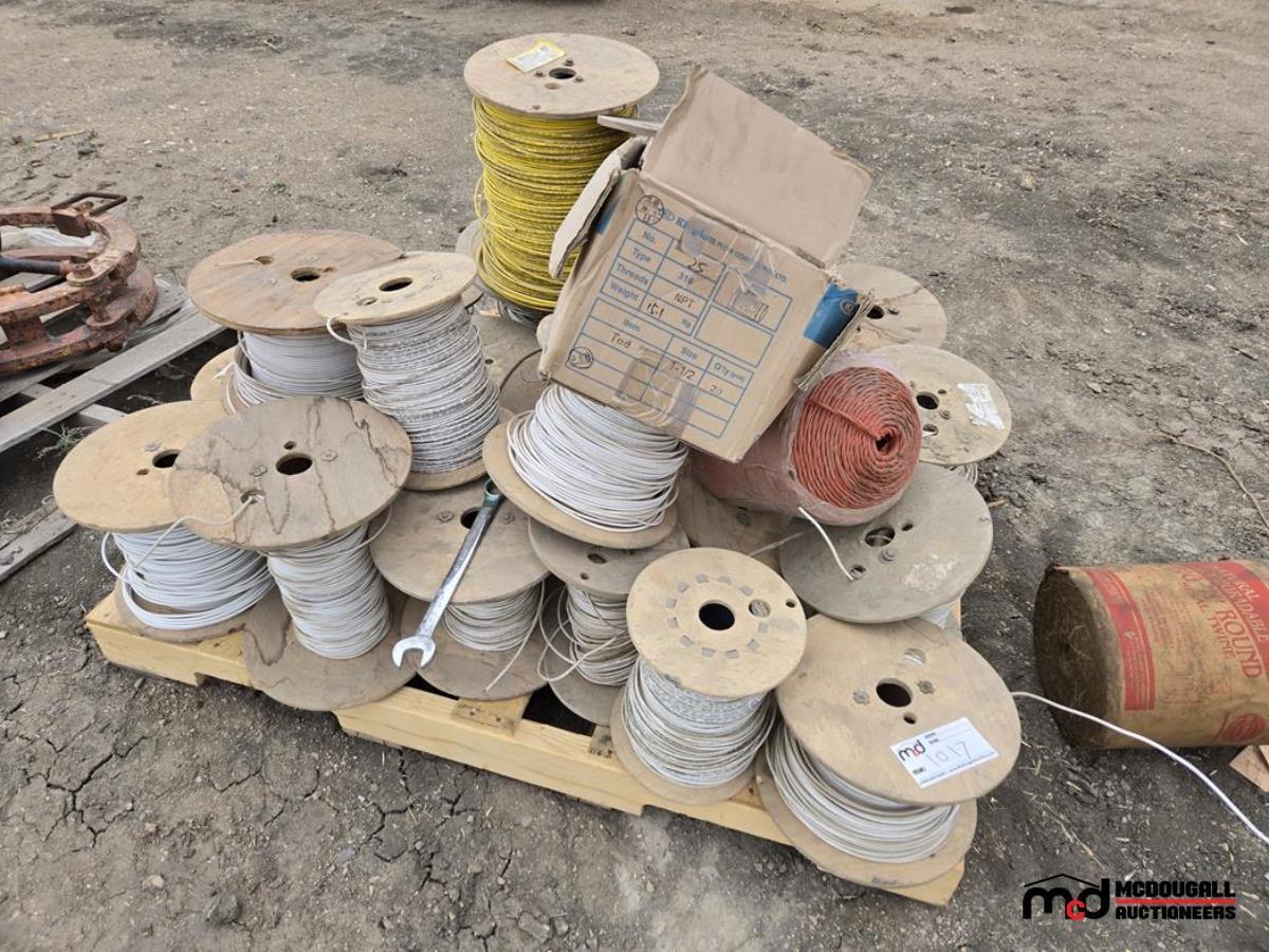 Pallet of Assorted Cable Rolls and Misc.