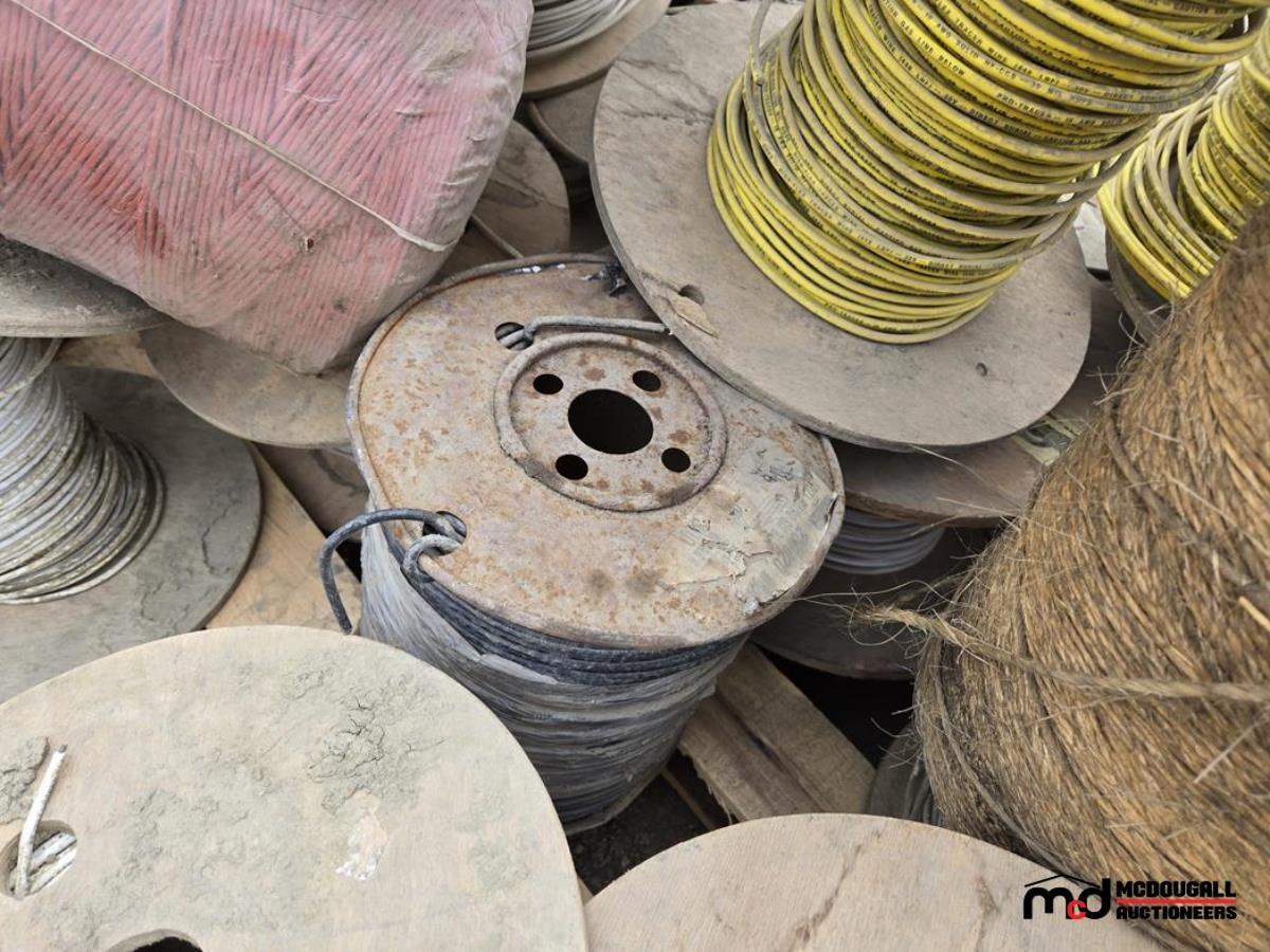 Pallet of Assorted Cable Rolls and Misc.