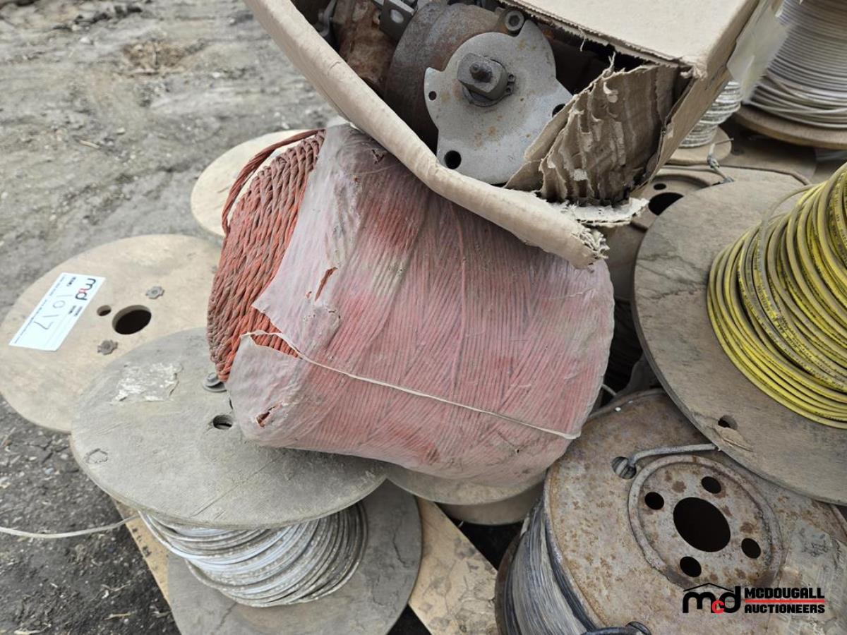 Pallet of Assorted Cable Rolls and Misc.