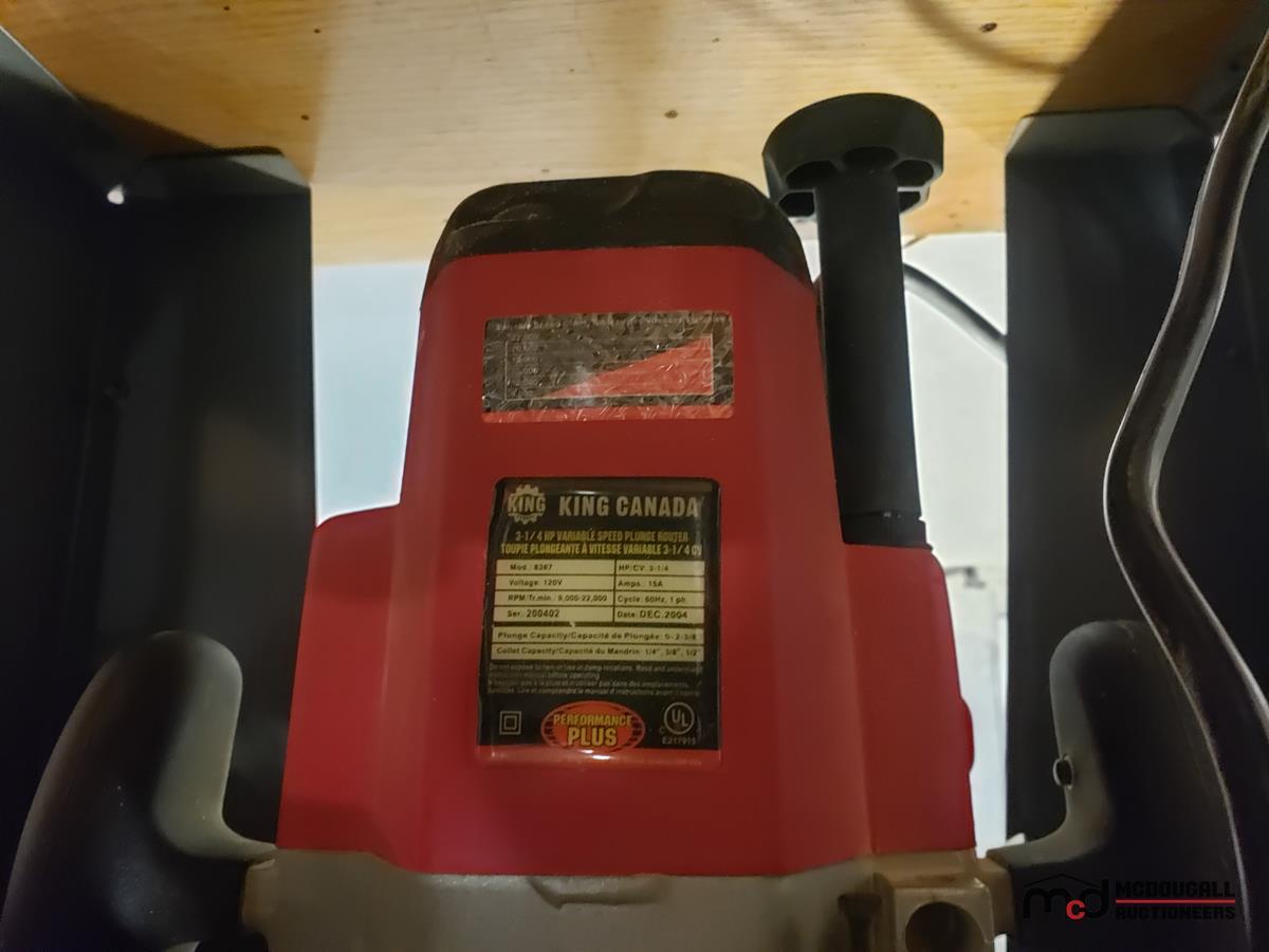 Vermont American King Canada 3-1/4 HP Variable Speed Plunge Router