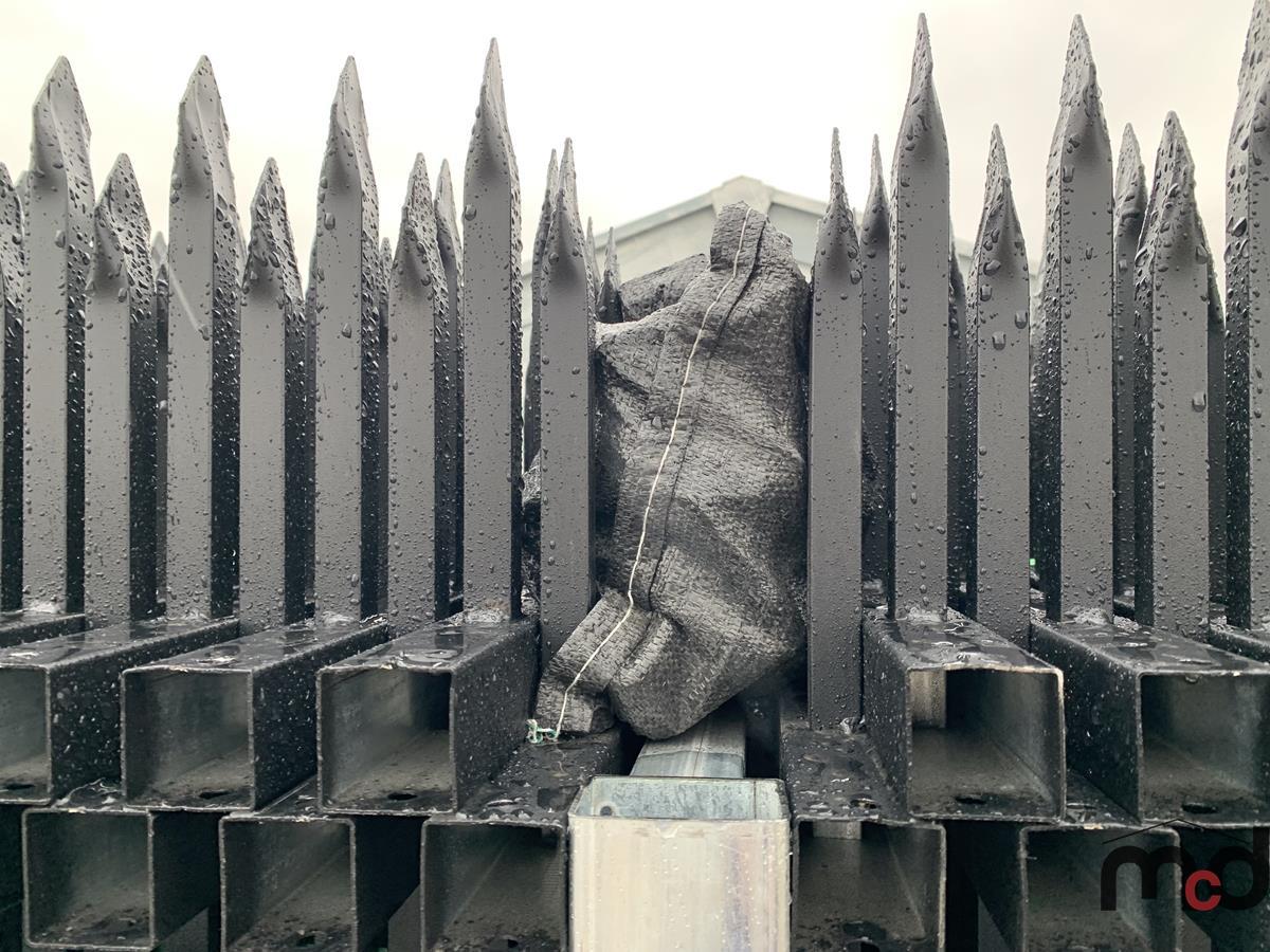 Galvanized Steel Garden/Public Space Fence