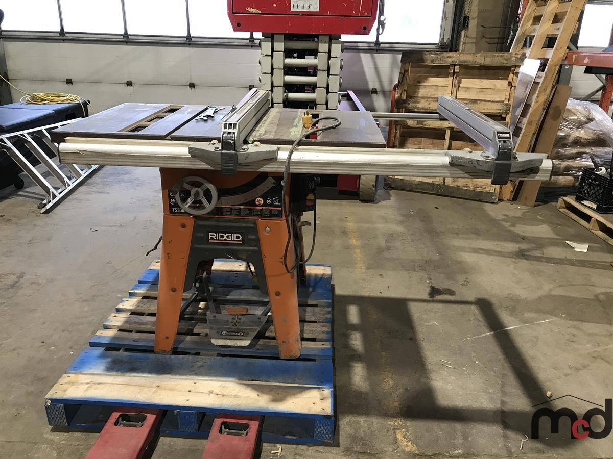 Ridgid TS3650 10" Cast Iron Table Saw