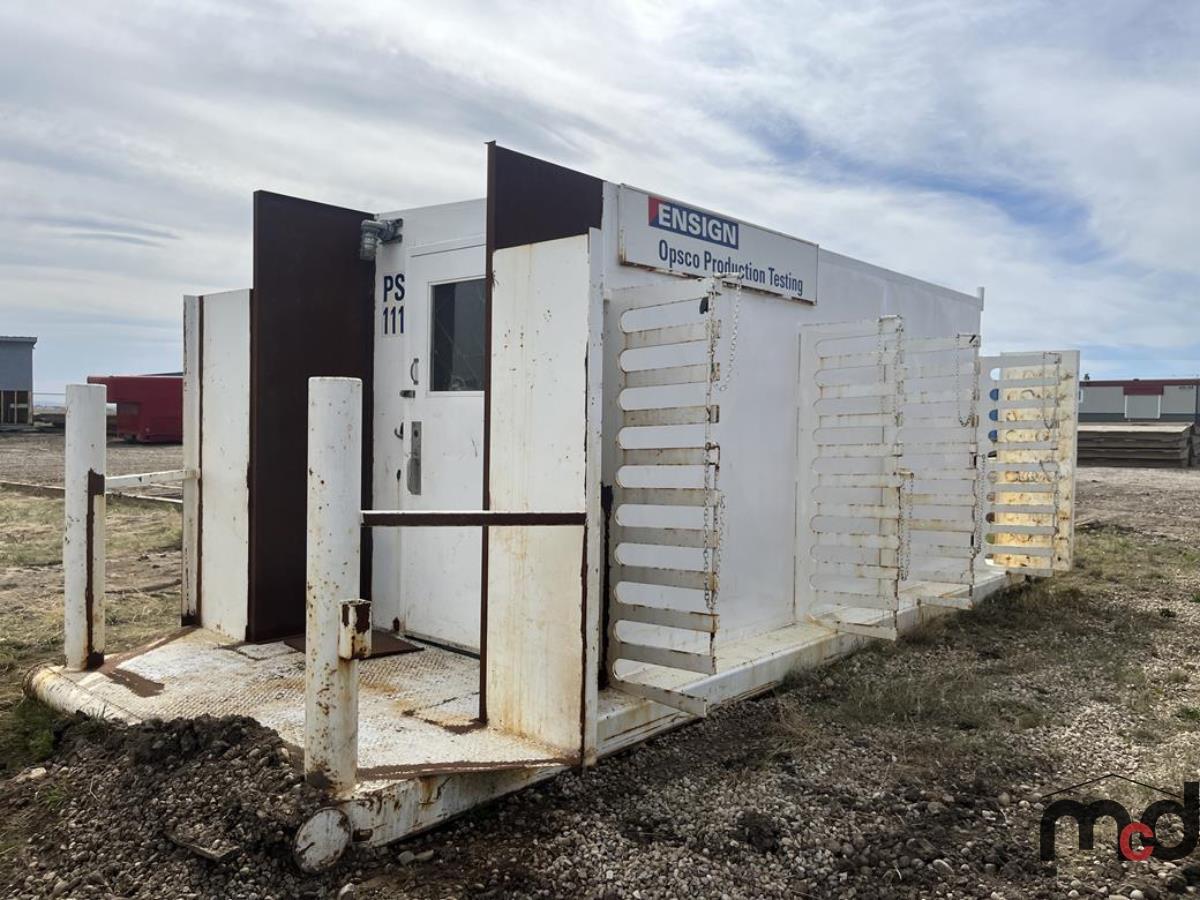 Skid Mounted Pipe Shack w/ Tool Room