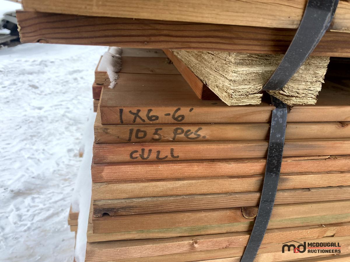 Assorted Treated Cull Lumber