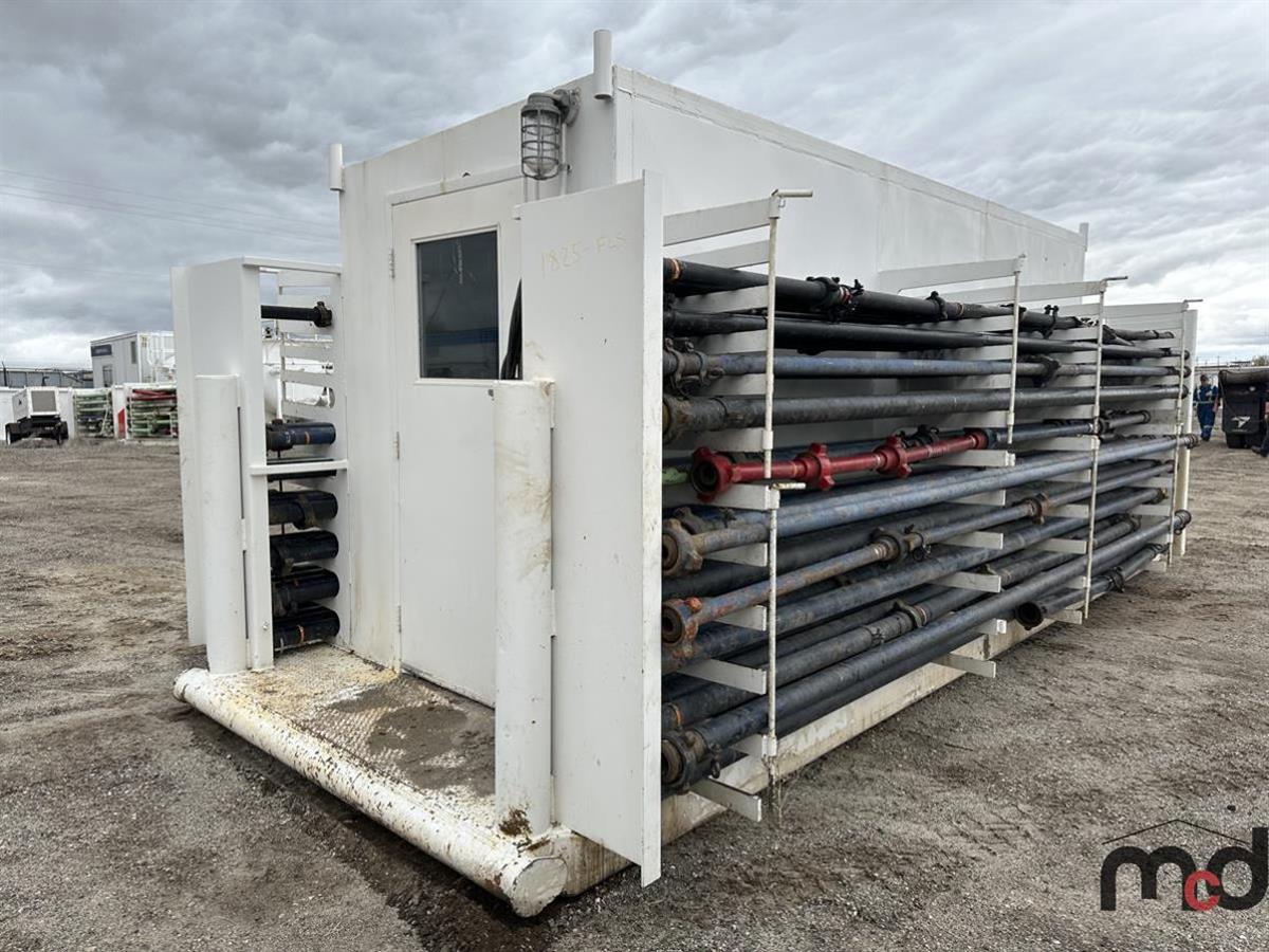 Flo-Back 10x24 Skid Mounted Pipe Shack