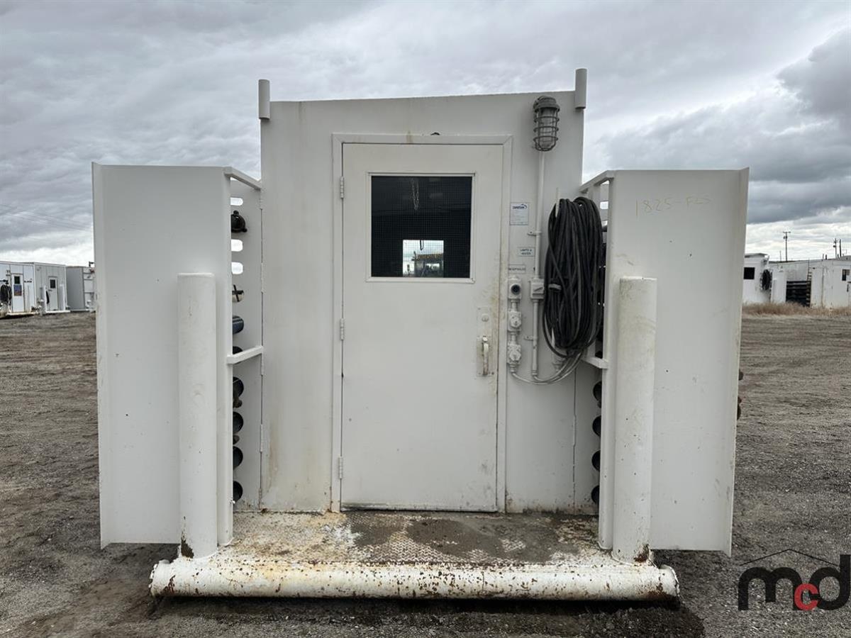 Flo-Back 10x24 Skid Mounted Pipe Shack