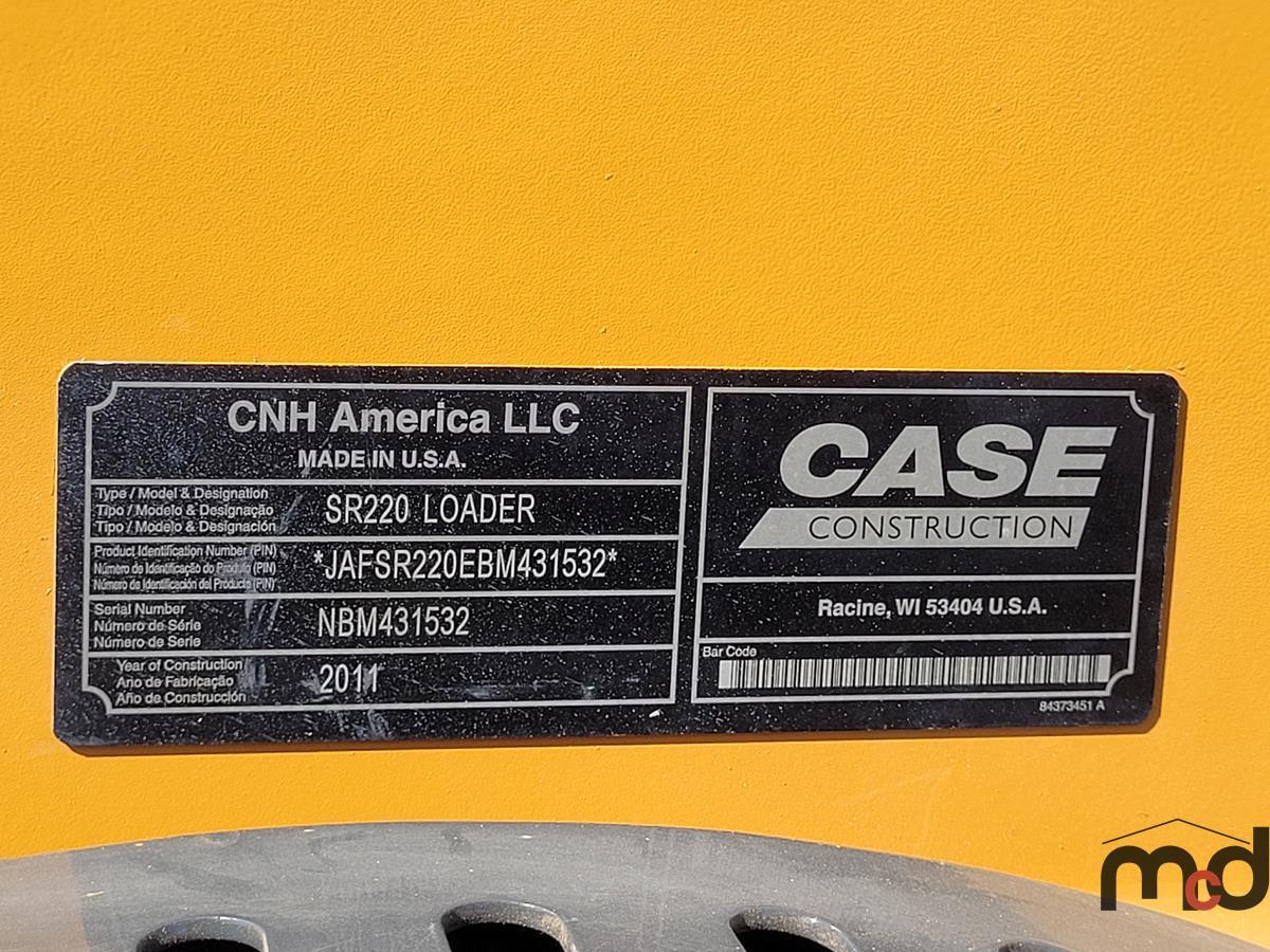 2011 Case SR220 Skid Steer Loader