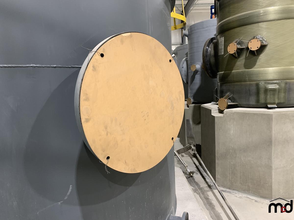 Unused Sepro Concentrate Filter Feed Tank w/ Agitator