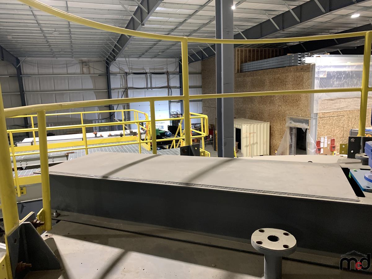 Unused Sepro Concentrate Filter Feed Tank w/ Agitator