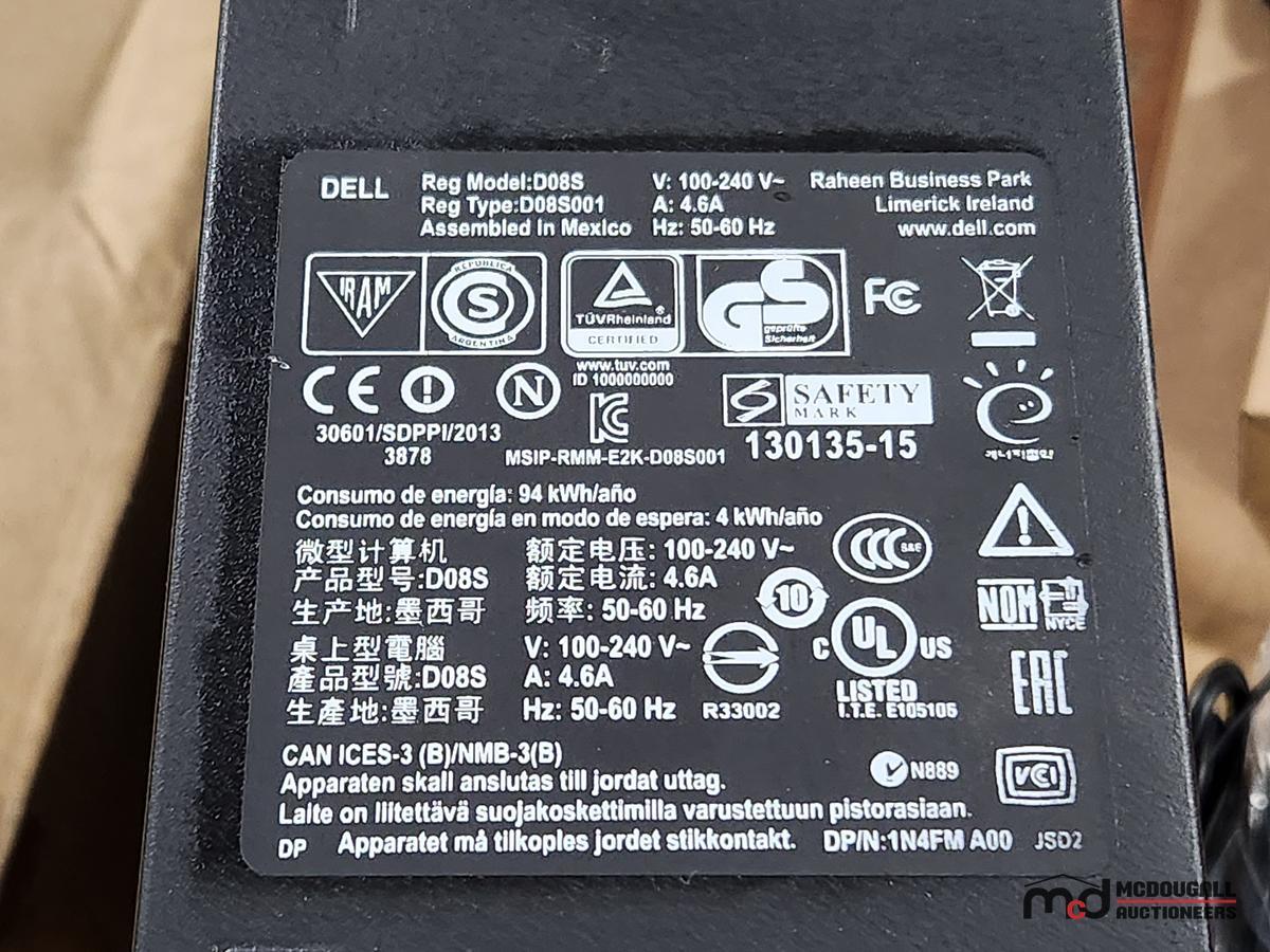 Dell D08S Desktop Computer & Gaming Wheel stand