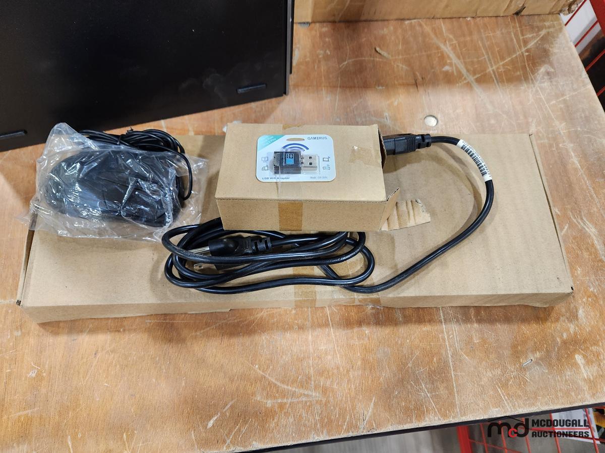 Dell D08S Desktop Computer & Gaming Wheel stand