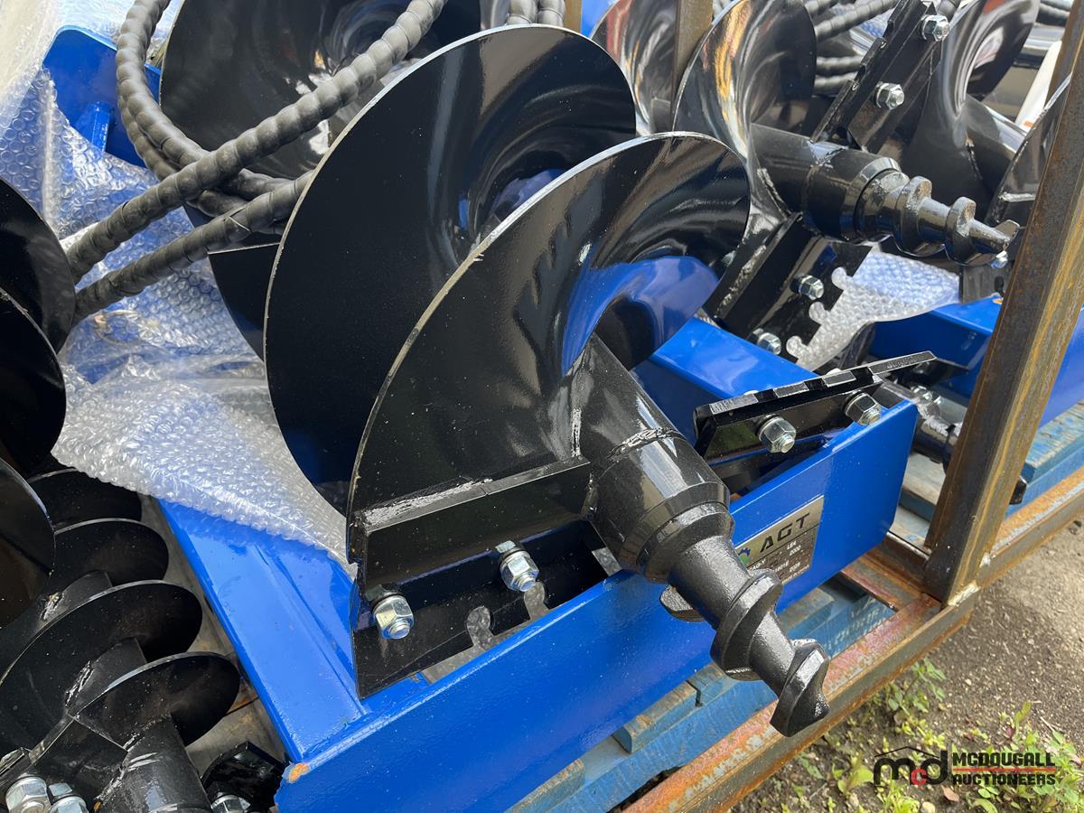 AGT Skid Steer Auger Set (6'', 12'' & 14'')