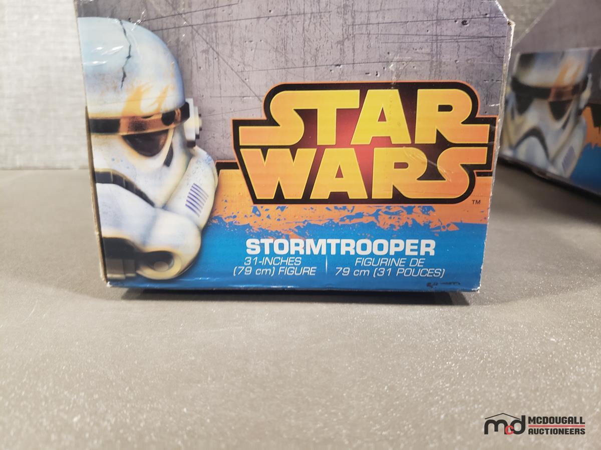 31" Storm-Trooper Figure & 31" Han Solo (Trooper) Figure