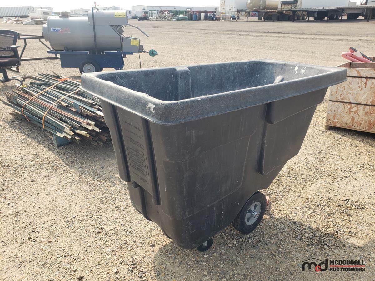 Plastic on Wheels Storage Barrel