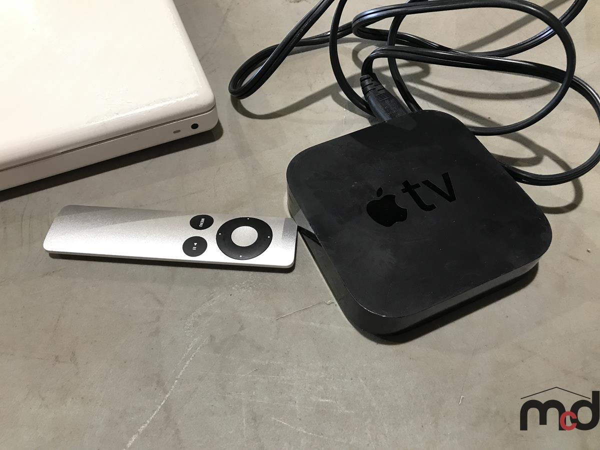 MacBook Pro Laptop & Apple TV Streaming Box