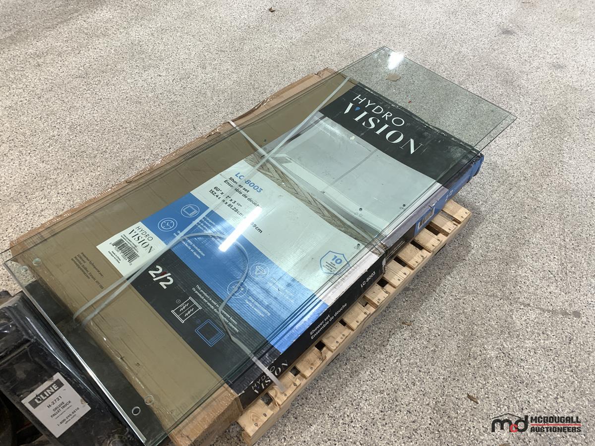Hydro Vision Shower Base & (2) Glass Panels