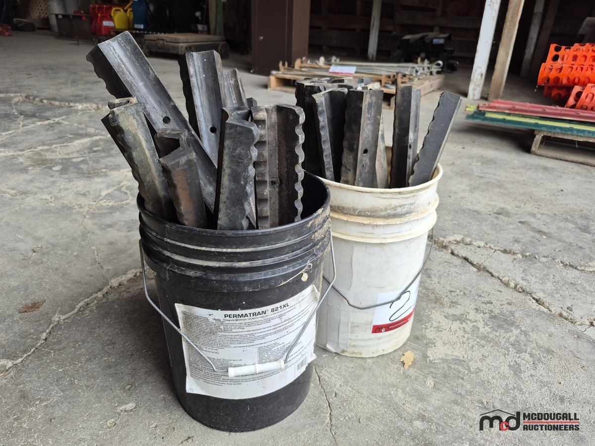 (27) Rubber Coated Combine Beater Bars