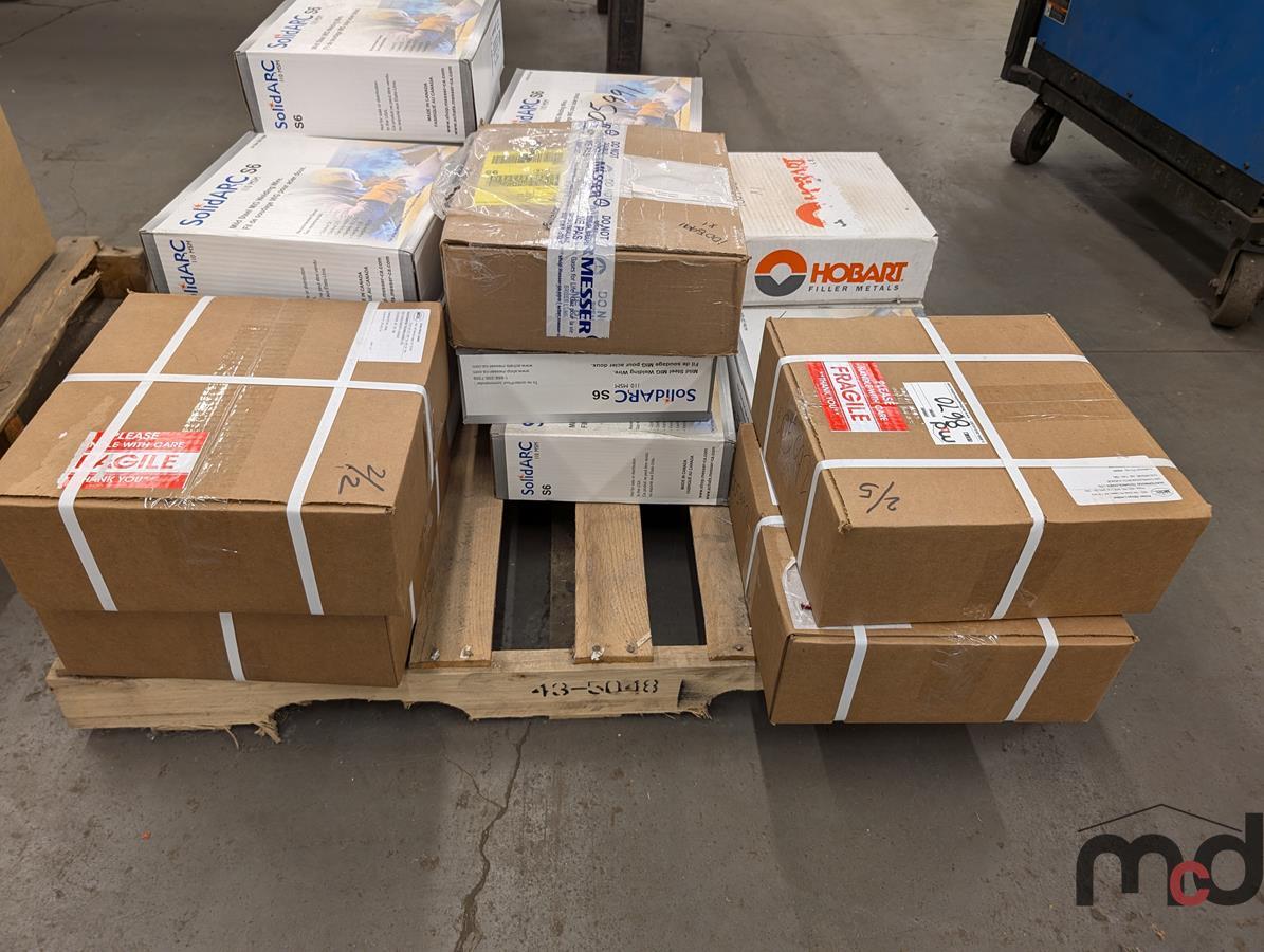 Skid of Mild Steel Mig Welding Wire & Arc Fusion Advance Seamless Wire ...