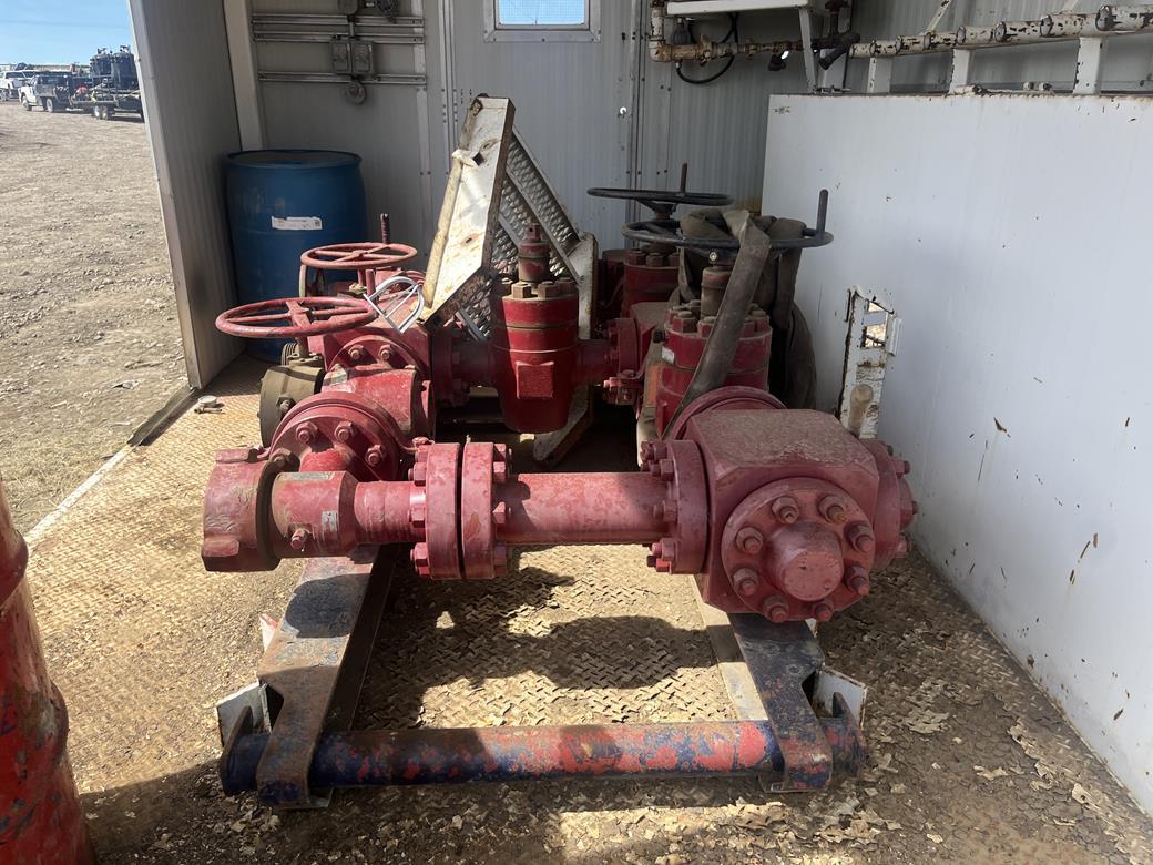 Skid Mounted 5 Valve Manifold Shack