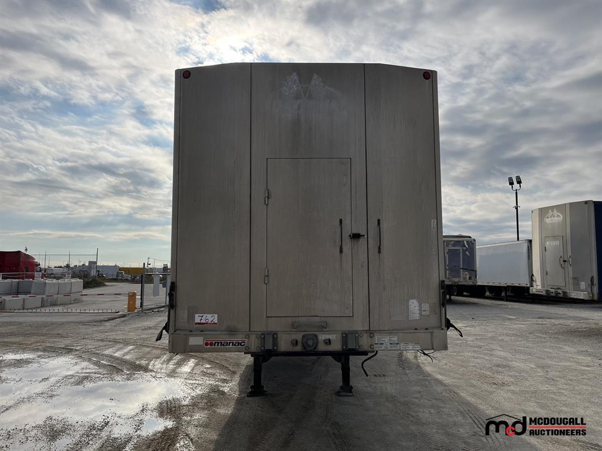 2018 Manac Rolltite 53' T/A Dry Van Semi Trailer
