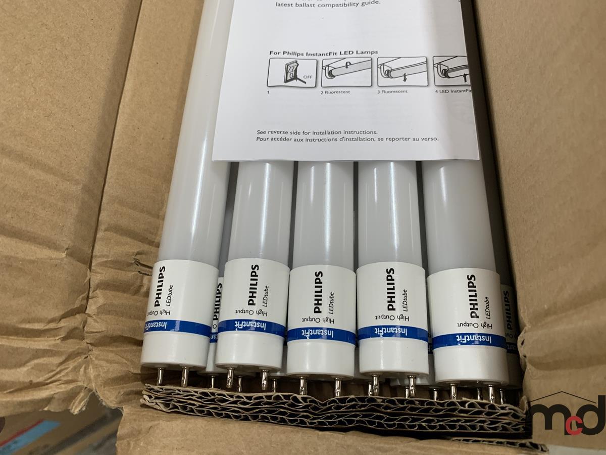 (4) Boxes of (10) Phillips 13T8 Bulbs