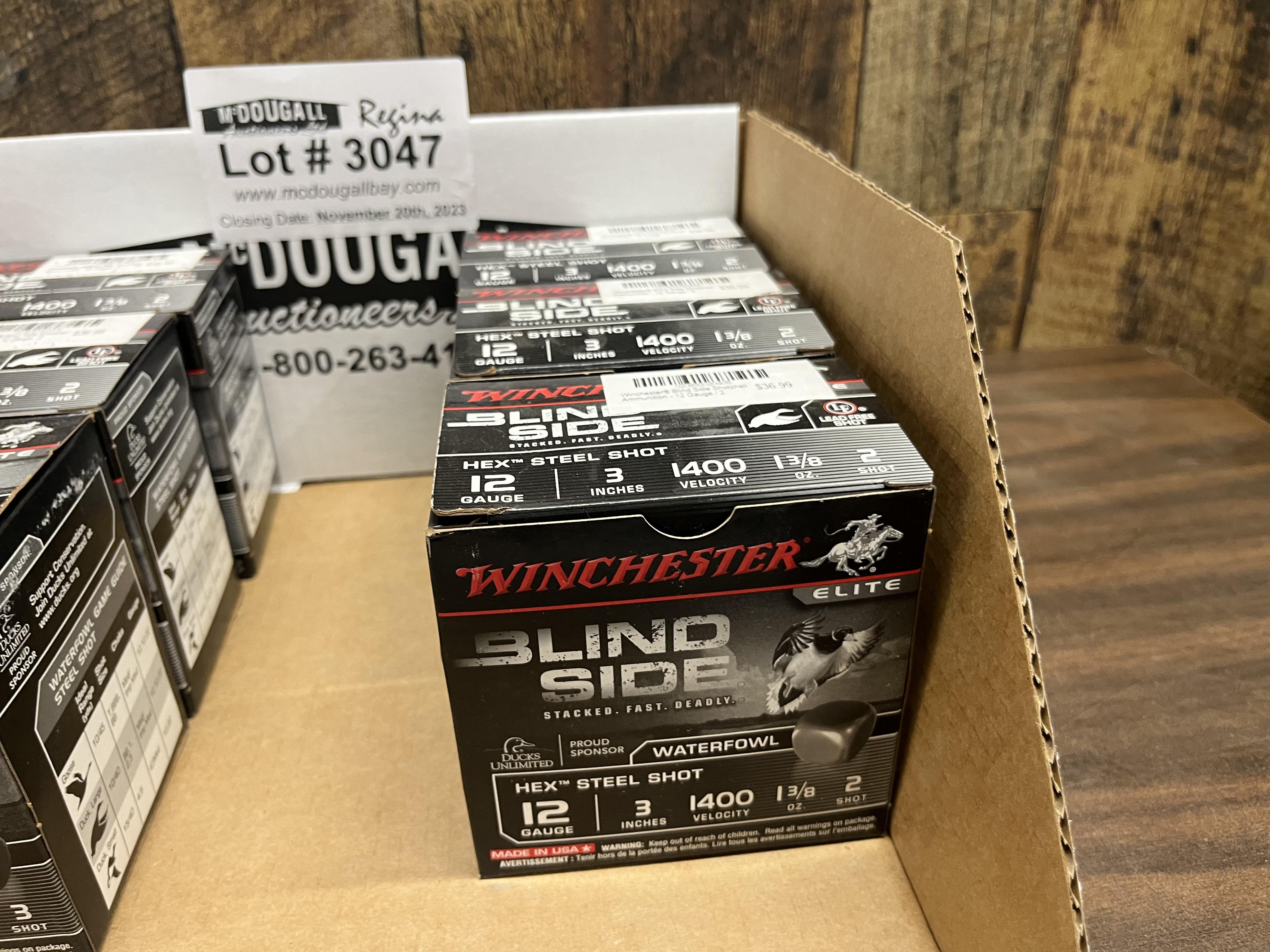 Unused (6) Boxes of Winchester 12-Gauge Hex Steel Shot Ammunition