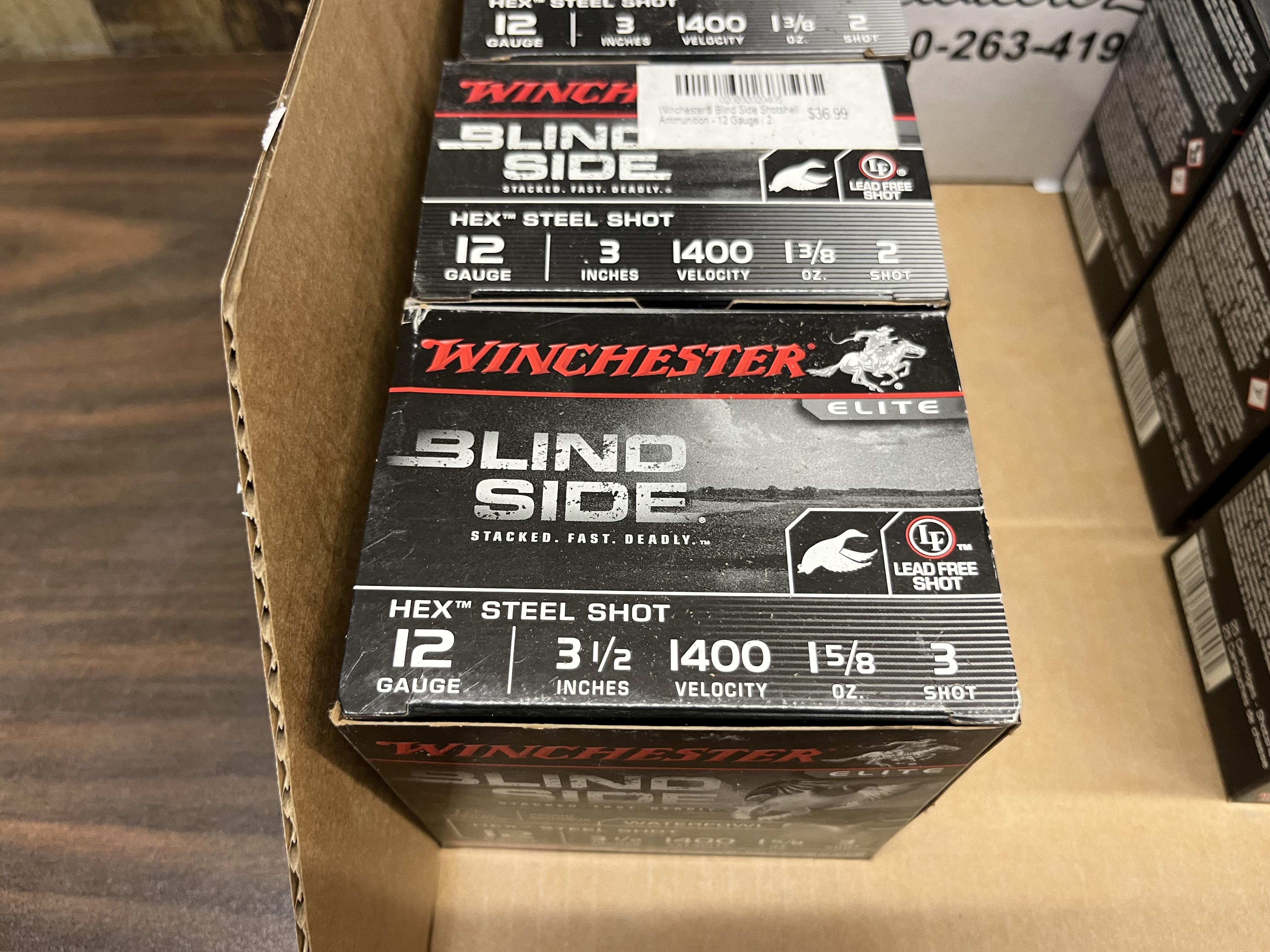 Unused (6) Boxes of Winchester 12-Gauge Hex Steel Shot Ammunition