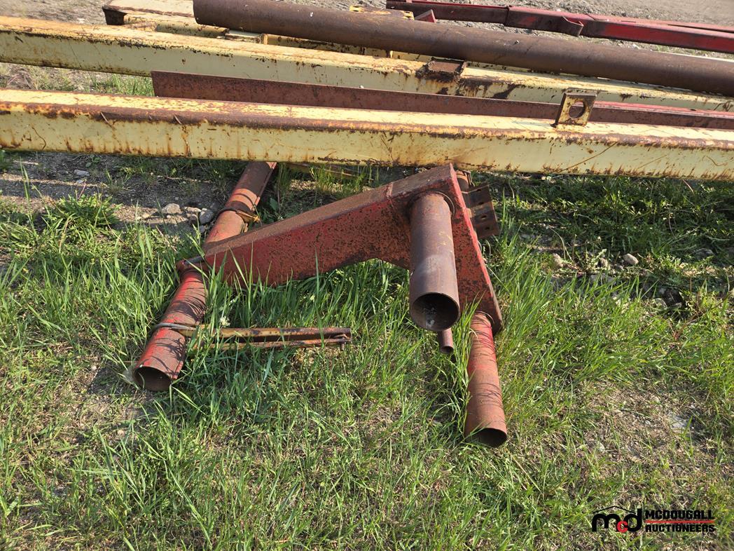 Assorted Steel Beams & Stand