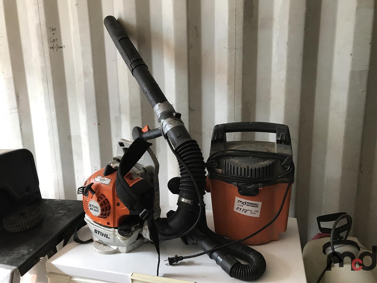 Ridgid Shop-Vac and Stihl BR200 Backpack Blower