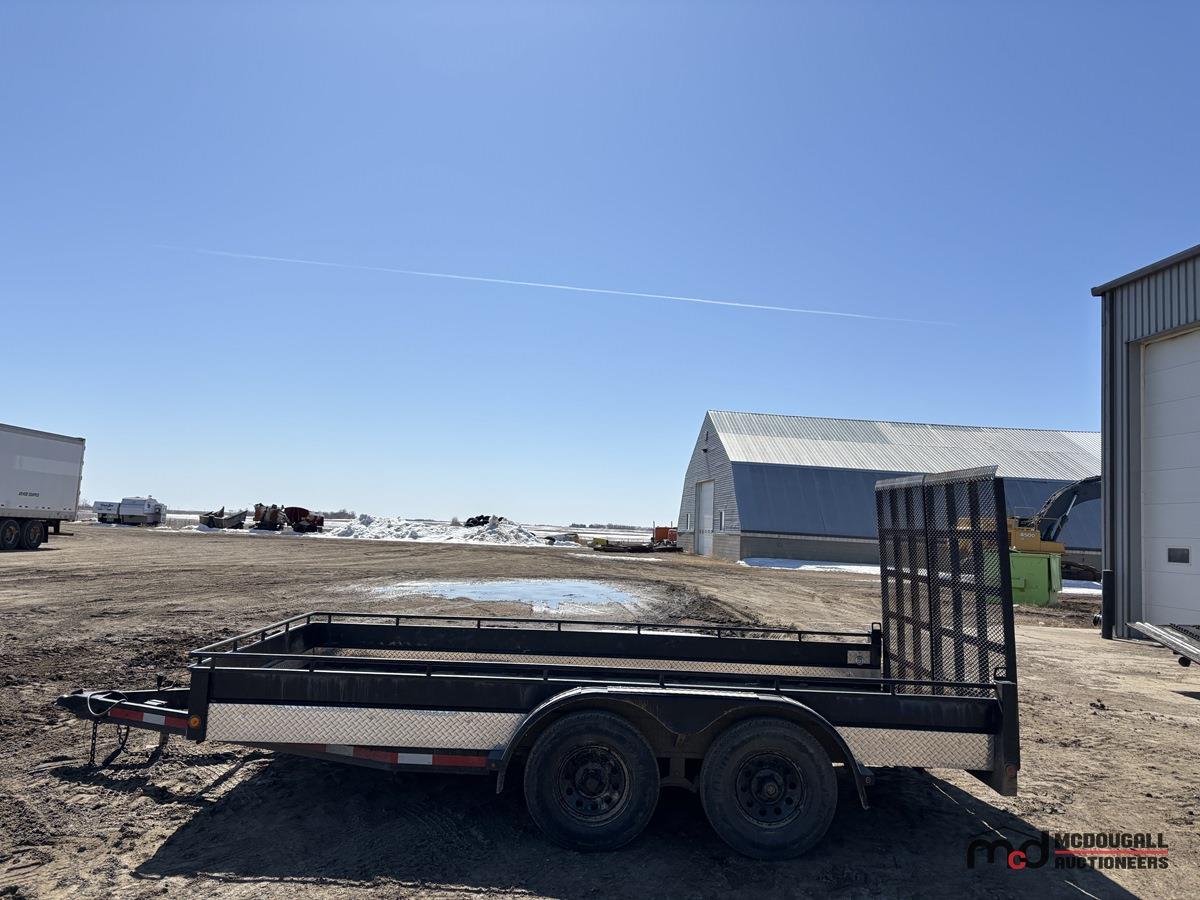 2017 Oasis 14' T/A Utility Trailer