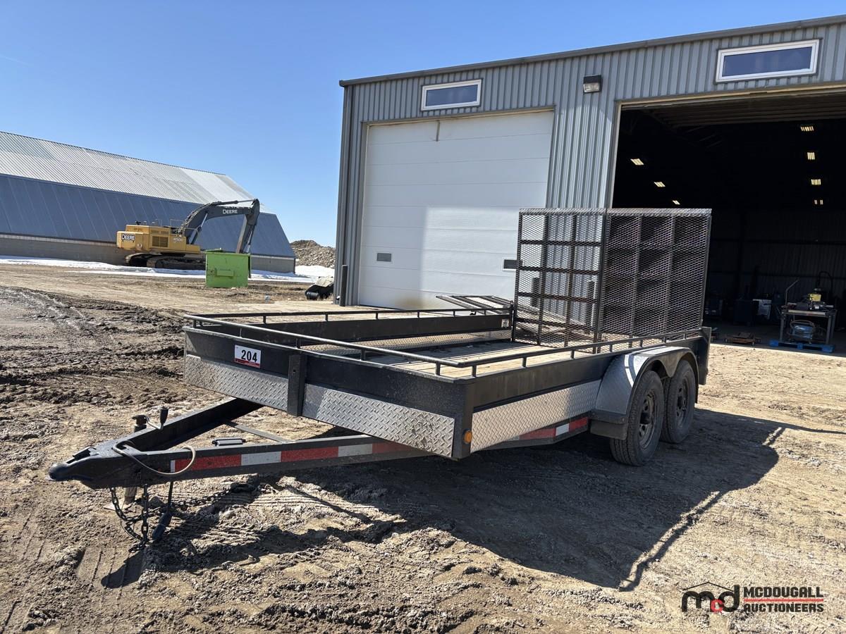 2017 Oasis 14' T/A Utility Trailer