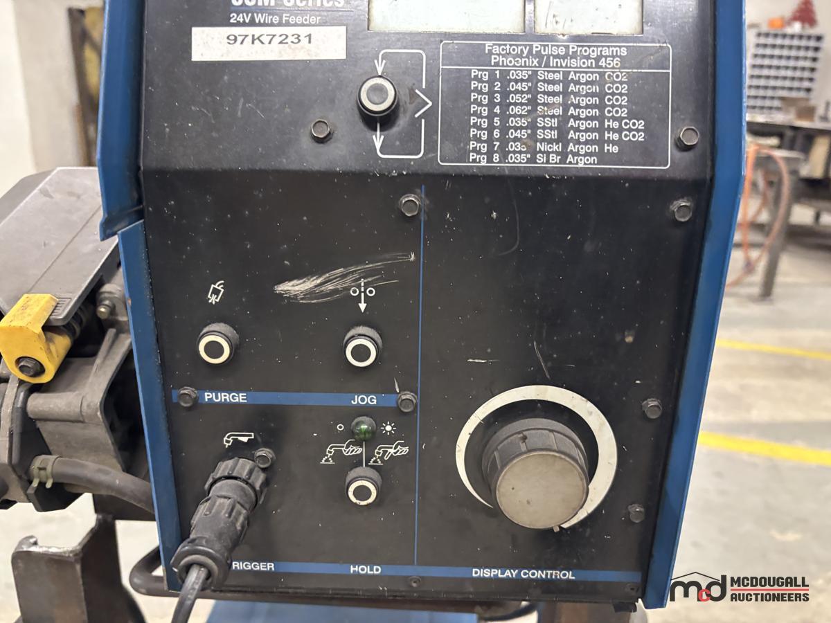 Miller XMT 350 Welder w/ 60M Series Wire Feeder & Cart