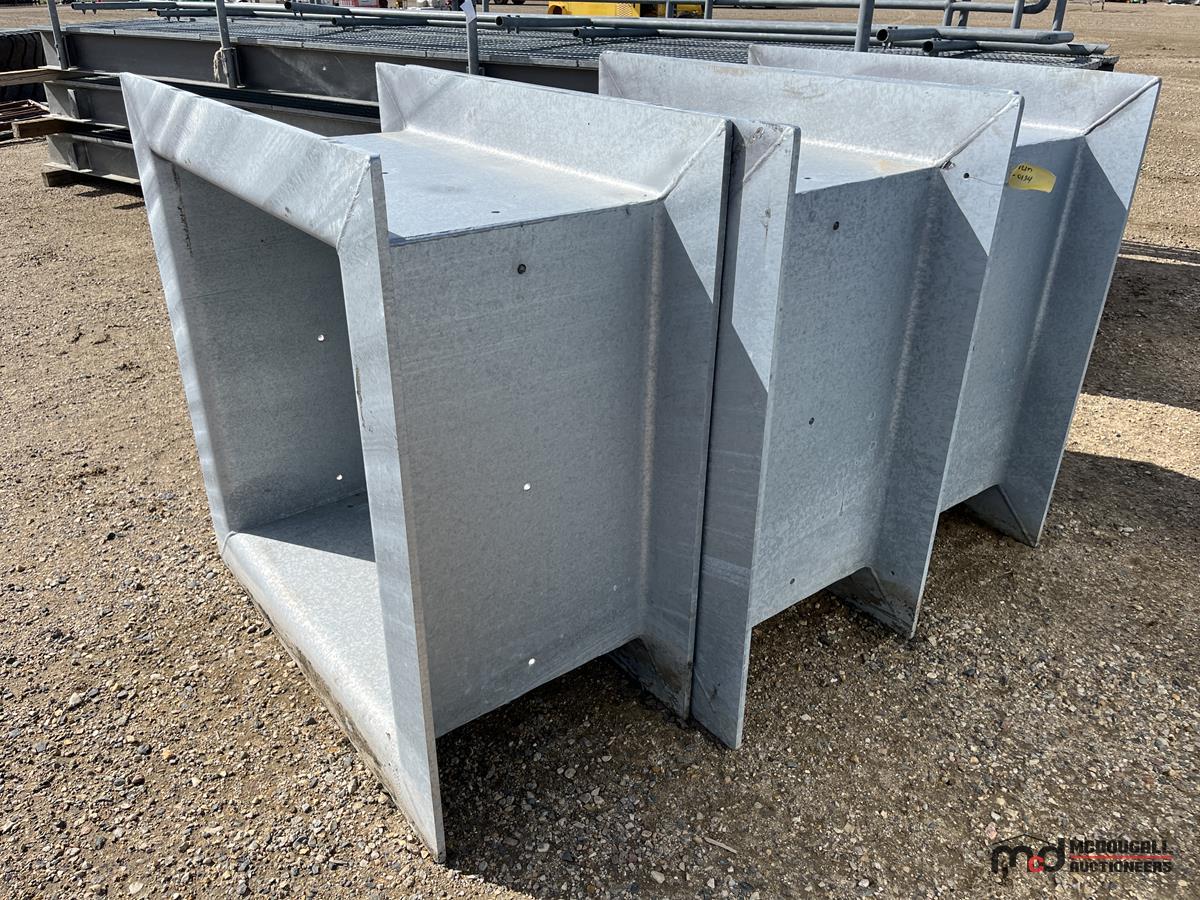 (3) (4' x 4' x 2') Steel Roof Curbs